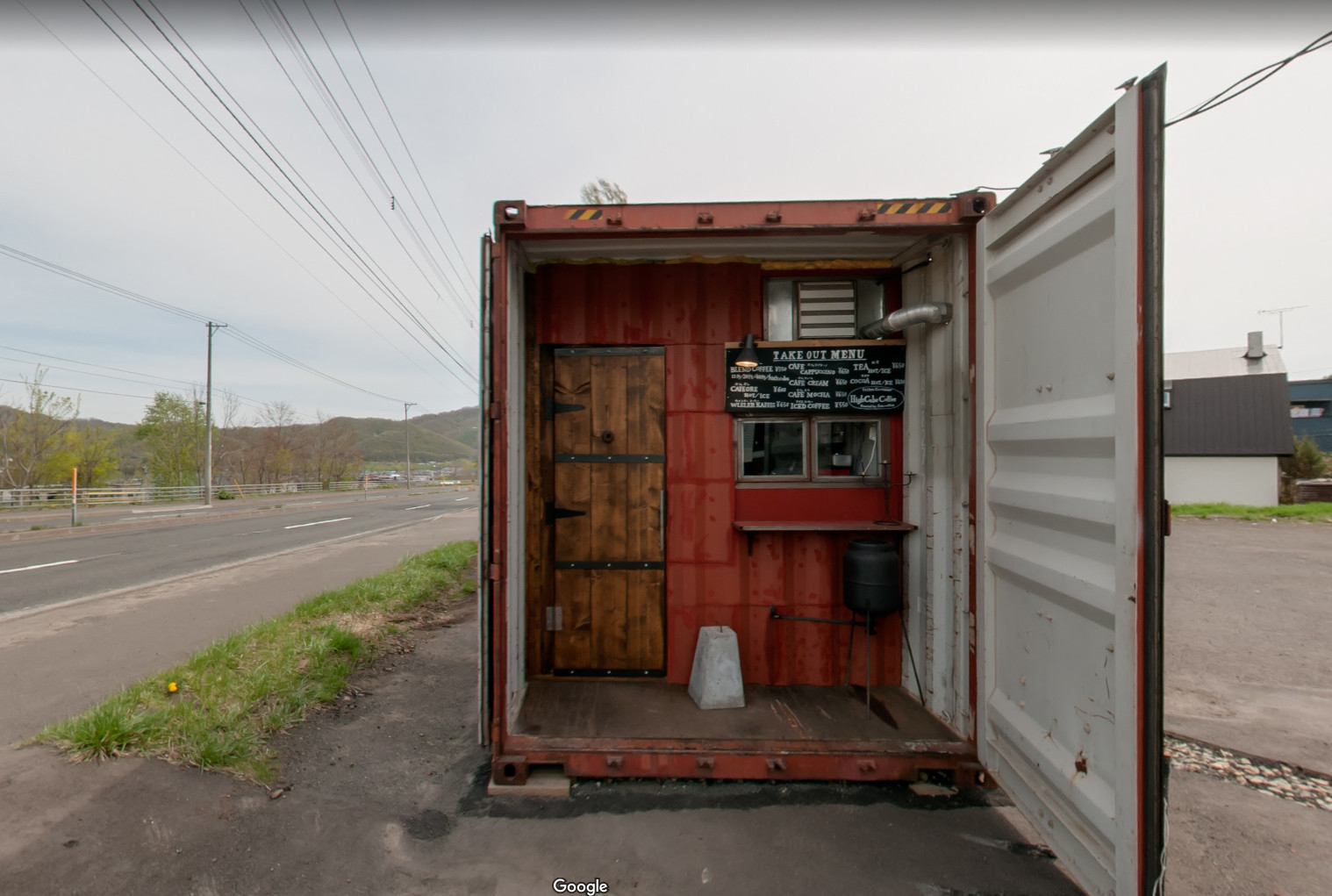 TRAHERE トラヘレ/High Cube Coffee | Googleストリートビュー撮影｜インタークルー清水